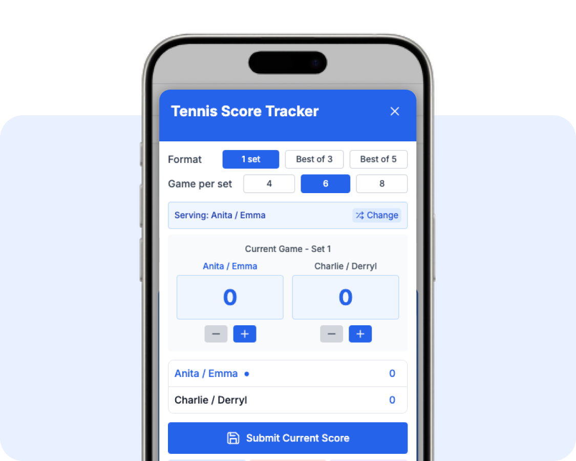 PlayByTurn - Tennis Tournament Platform